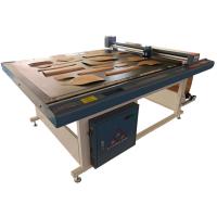 China 1200*900mm Flatbed Cutter Plotter with HP45 Ink Box and Tungsten Steel Blade for Kraft White Paper Roll Cutting for sale