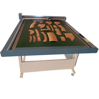 China 400KG Ready Stock Flatbed Cutter with 1200*900mm Cutting Scope and HP45 Ink Box for Paper Pattern Graph Contour Inkjet Cutting for sale