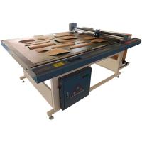 China High-Speed 1200mm/s Flatbed Cutter Plotter with Fault Detection System and HP45 Ink Box for Paper Patterns for sale