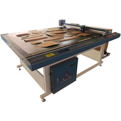 China High-Speed 1200mm/s Flatbed Cutter Plotter with Fault Detection System and HP45 Ink Box for Paper Patterns for sale