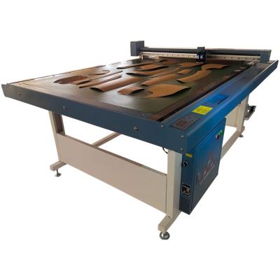 China KAEMI P6 Flatbed Inkjet Cutter with 1700*1450*1100mm Cutting Size 1200mm/s Max Speed and HP45 Ink Box for sale
