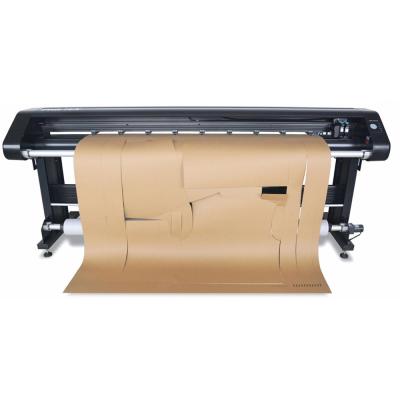 China Universal HP45 Ink Box Dual Head Large Format Inkjet Plotter with 1250mm to 2200mm Working Scope and 90Kgs Gross Weight for sale