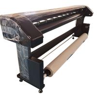 China KAEMI Combo Vertical Inkjet Cutter Plotter with Dual Head HP45 Ink Cartridges and 90 SQM/Hour Printing Speed for sale