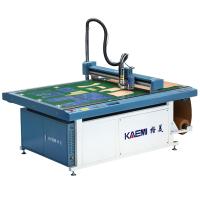 China Fully Automatic Flatbed Die Cutting Machine with 1500x900mm Cutting Scope and 500-1800mm/s Speed for sale