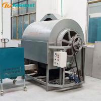 China Wood Heating Fixation Revolving machine DL-6CSTP-CM90 Tea Rotating Roasting Drum Dryer for sale