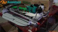 China 2.2KW / 2.9HP Engine Power DL-4CP-100 Ochiai 1000mm Curved Blade Two Man Tea Harvester for sale