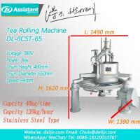 China 65 Type Stainless Steel Green Tea Rolling Machine for Making Tea Equipment DL-6CRT-65 for sale