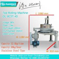 China DL-6CRT-45 450mm Tea Leaf Rolling Machine for Green Tea Manufacturing Machine Exporter for sale