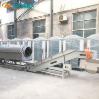China Yellow Tea Roasting Machine DL-6CSTL-Q80 Continuous Gas Heating Enzyme Dryer Steamer for sale