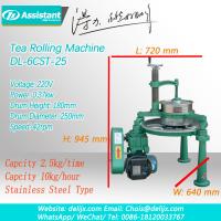 China Barrel Height 180mm Tea Rolling Machine for DL-6CRT-25 Cay Fabrikasi Makinasi 250mm for sale