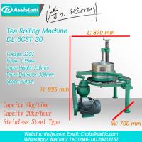 China 42 RPM Barrel Speed 300mm DL-6CRT-30 Tea Rolling Equipment with 20 Kg/h Productivity for sale