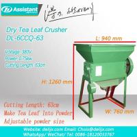 China 500 KG Capacity 0.75kw DL-6CCQ-63 Multi Function Tea Fragment Crushing Shredding Machine for sale