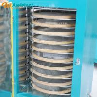 China Small Capacity 105 KG Electric Heating Green Tea Rotary Dryer Machine for Drying Leaves for sale