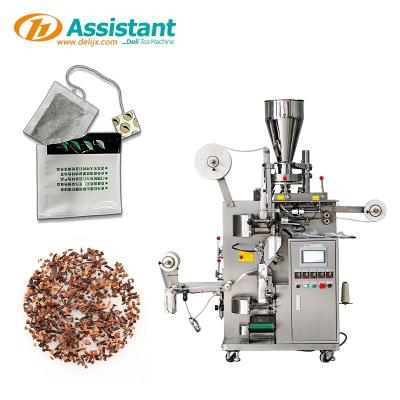China 430KG DL-LSDP-XBW Deli Automatic Triangle Pouch Inner And Outer Nylon Small Tea Pyramidal Bag Packing Machine for sale