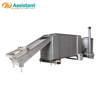 China Stainless Steel Tea Drying Machine DL-6CHL-CM30 Turning Plate Chain Dryer for Tea Leaves for sale