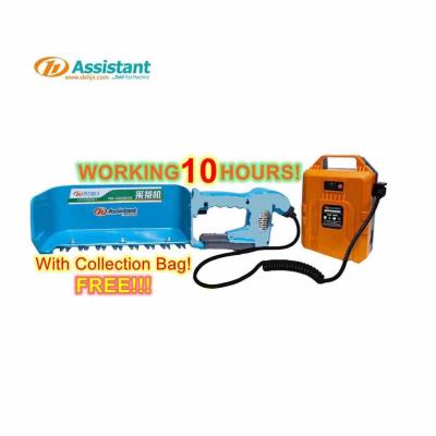 China 300mm Working Width Mini Harvester Dl-4Cd-35 Model 410Mm Tea Plucking Machine Battery for sale