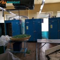 China 380v DL-CHZ-14B Green Tea Processing Machine Mini Tea Dryer with 6 rpm Pallet Rotary Speed for sale