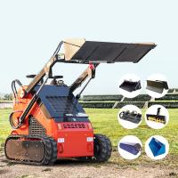 China 2285MM Mini Skid Steer Auction Forestry Skid Steer 375 KG Max Lifting Force for sale