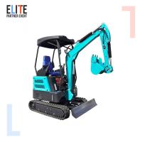 China Customization Color Crawler Mini Excavator Digger Earth Moving Equipment 1 Ton for sale