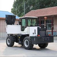 China 85kw 4 Wheel Self Loading Concrete Mixer Truck Heavy Duty Concrete Mixer for sale