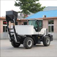 China 85kw 4 Wheel Self Loading Concrete Mixer Truck Heavy Duty Concrete Mixer for sale