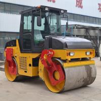 China 0 - 12km/H 6 Ton Single Drum And Double Drum Ride On Road Roller For Farms for sale