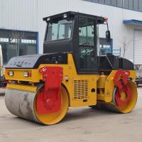 China 0 - 12km/H 6 Ton Single Drum And Double Drum Ride On Road Roller For Farms for sale