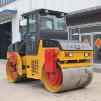 China 0 - 12km/H 6 Ton Single Drum And Double Drum Ride On Road Roller For Farms for sale