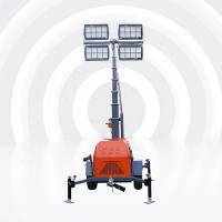 China Bright  4x400W 4x1000W Metal Halide Light Tower Mobile Led Lighting Tower for sale
