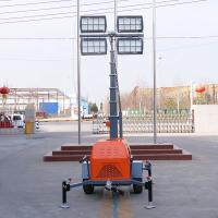 China Bright  4x400W 4x1000W Metal Halide Light Tower Mobile Led Lighting Tower for sale