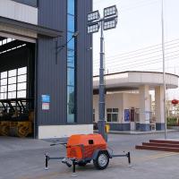 China Bright  4x400W 4x1000W Metal Halide Light Tower Mobile Led Lighting Tower for sale