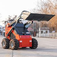 China SHM380 High Flow Skid Steer Water Cooled Skid Steer Backhoe Loader for sale