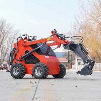 China SHM280 Farms Forestry Skid Steer Skid Steer Loaders 0 - 6km/H for sale