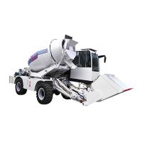 China 1.2 Cubic Self Loading Mixer Truck Portable Concrete Mixer Truck 40C Gradeability for sale