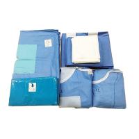 China MAYO Surgical Knee Arthroscopy Drape Pack PE Coated Nonwoven Fabric for sale