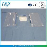 China Sterile Disposable Ophthalmic Drape Surgical Eye Drape with Fluid Collection Pouch for sale