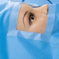 China MAYO Surgical Eye Sheet Drape With Double Fluid Collection Pouches for sale