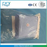 China Obstetric Cesarean Section Drape SMS C Section Curtain Blue for sale