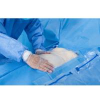 China EO Sterilized Hip U Drape Surgical Hip Drape With Pouch Customized for sale