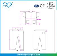 China EN14126 Medical Scrub Suit For Doctors Disposable Medical Consumables for sale