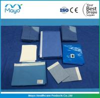 China PP PE Lithotomy Drape Set Disposable Surgical Packs Abdominal Drape for sale