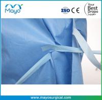 China 510K EN13795 PE Isolation Gown Medical AAMI Level 4 Surgical Gown for sale