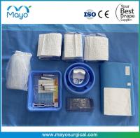 China SMS Blue Angiography Drape Pack Angio Adhesive Drapes Surgical for sale