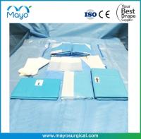 China FDA Approval Cardiovascular Drape Set Surgical Thoracic Drape Pack for sale