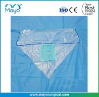 China Surgical Knee Arthroscopy Drape Blue Green SMS Drape for sale