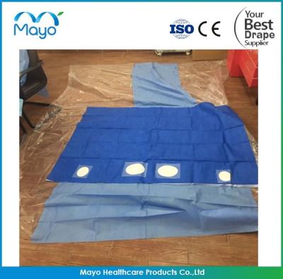 China Level 4 Brachial Femoral Angiography Drapes 66gsm Spunlace Angio Drape for sale