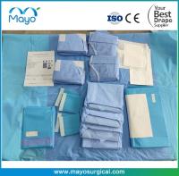China Disposable Sterile Surgical Laparotomy Drape Kit Pack Hospital Medical Consumable for sale