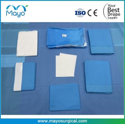 China Disposable Nonwoven Surgical Baby Birth Delivery Drape Pack Hospital Medical Consumables for sale