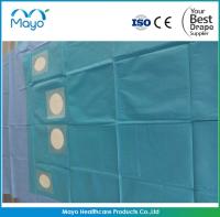 China Cardiac Interventional Therapy Coronary Angiography Drape Pack With 4 Hole for sale