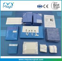 China Abdominal Operation Use Disposable Laparoscopy Pelviscopy Drape Pack With Sterile for sale